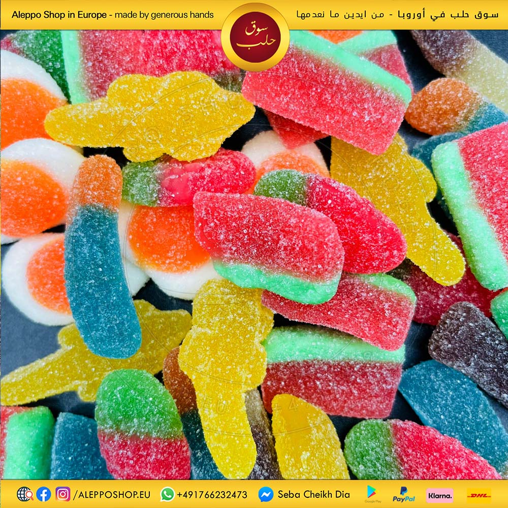 Mixed jelly candy (sour) - Aleppo Shop